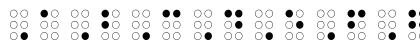 Braille Outline Regular - Free Download (TTF) | uFonts