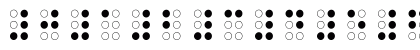 Braille Outline Regular - Free Download (TTF) | uFonts